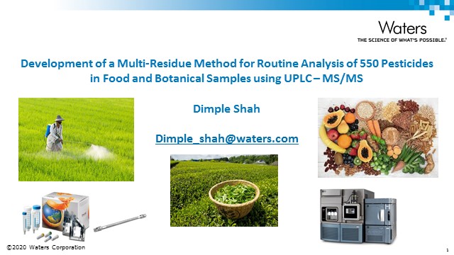 Development of a Multi-Residue Method for Routine Analysis of ...