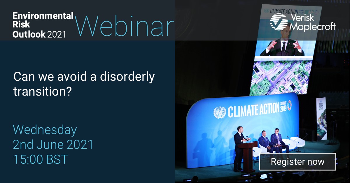 Environmental Risk Outlook 2021: Can we avoid a disorderly transition?