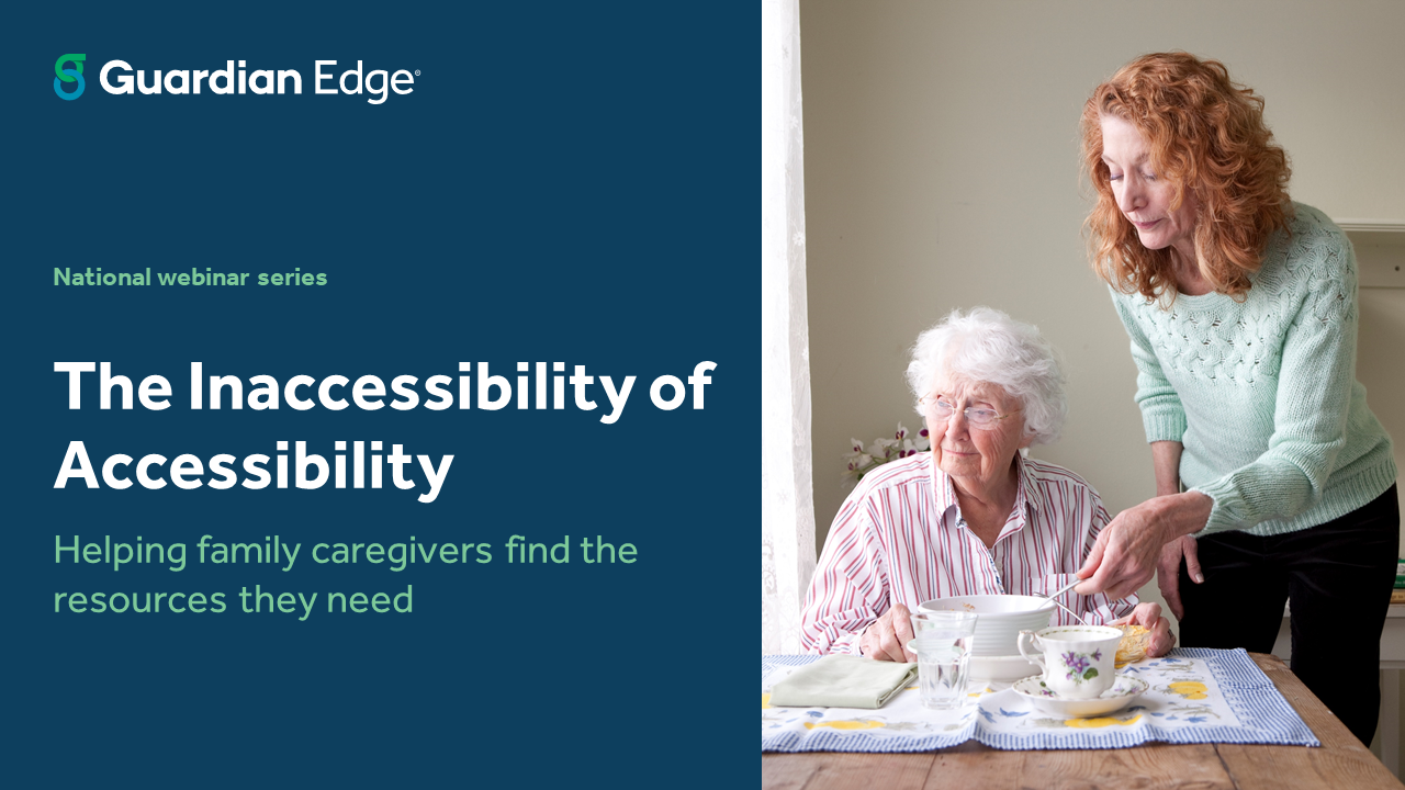 The Inaccessibility of Accessibility: Helping family caregivers find ...