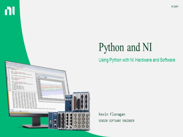 Python and NI: Using Python with NI Hardware and Software
