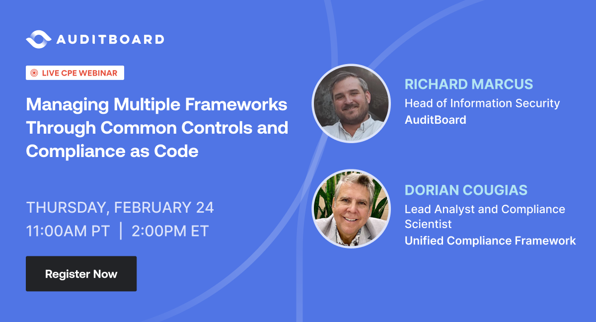 Managing Multiple Frameworks Through Common Controls and Compliance as Code