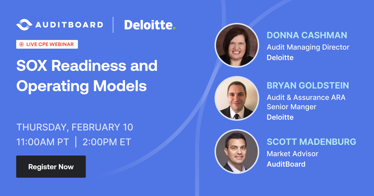 SOX Readiness and Operating Models