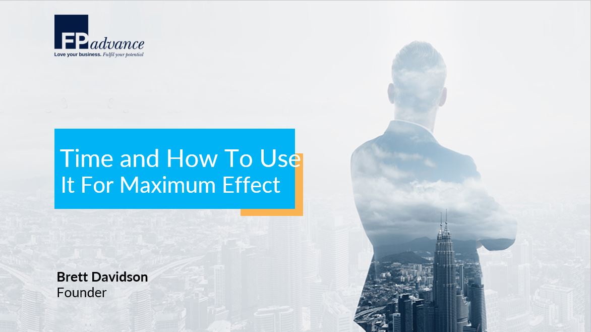 Time and how to use it for maximum effect