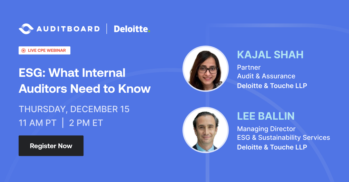 ESG: What Internal Auditors Need to Know