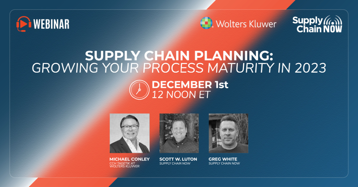 Supply Chain Planning: Growing your Process Maturity in 2023