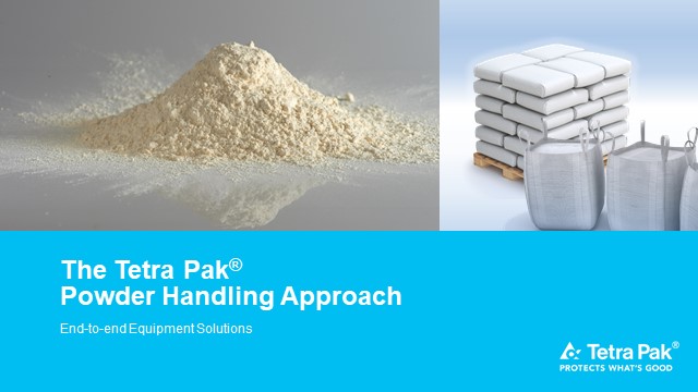 The Tetra Pak Powder Handling Approach