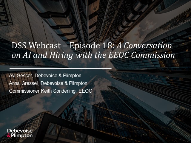 Debevoise Data Security Episode 18: A Conversation on AI and Hiring ...