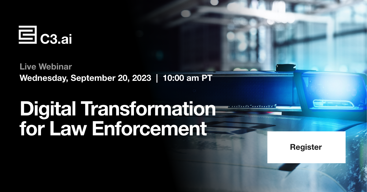 Digital Transformation for Law Enforcement