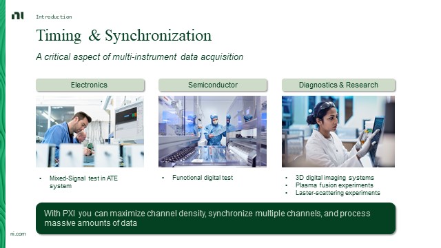 (Korea) NI-TClk를 통한 PXI 타이밍 및 동기화의 최적화