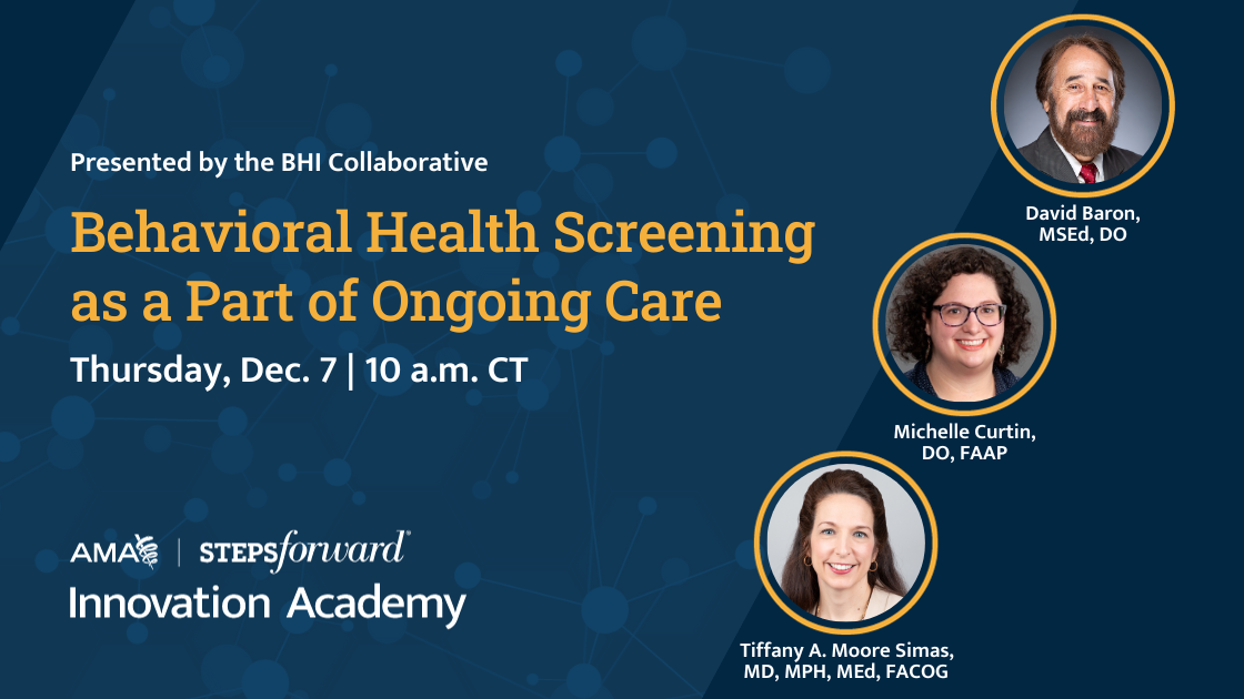 Behavioral Health Screening as a Part of Ongoing Care