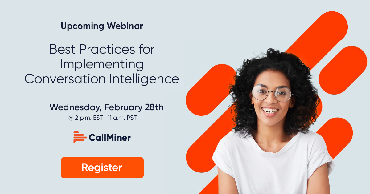 Register | CallMiner Webinar