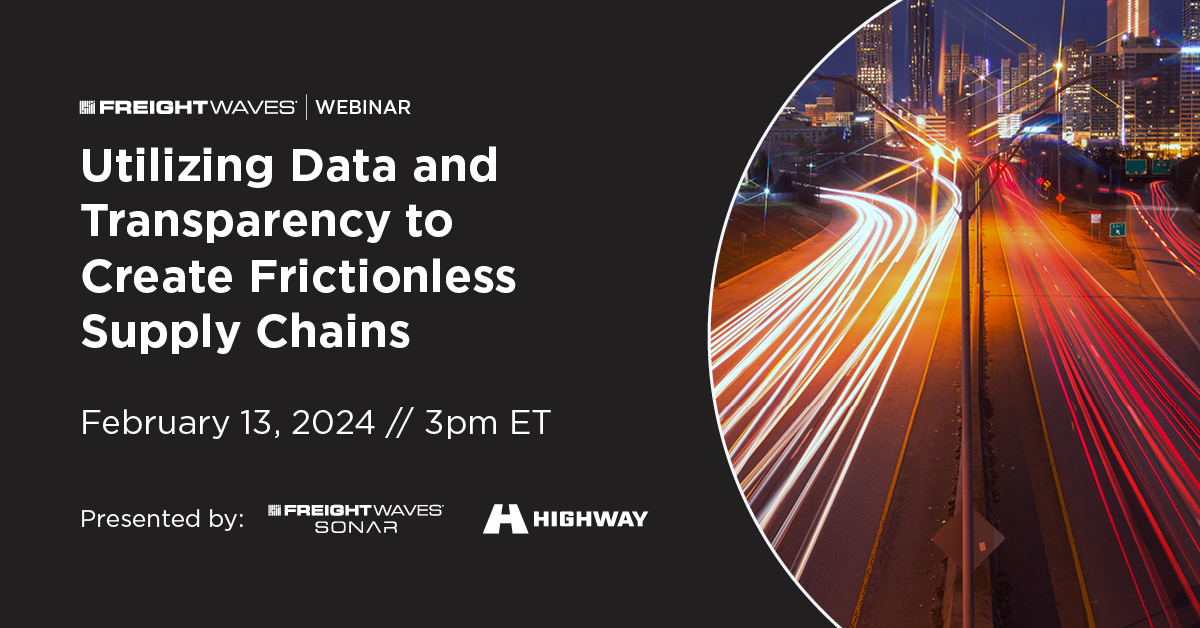 Utilizing Data and Transparency to Create Frictionless Supply Chains