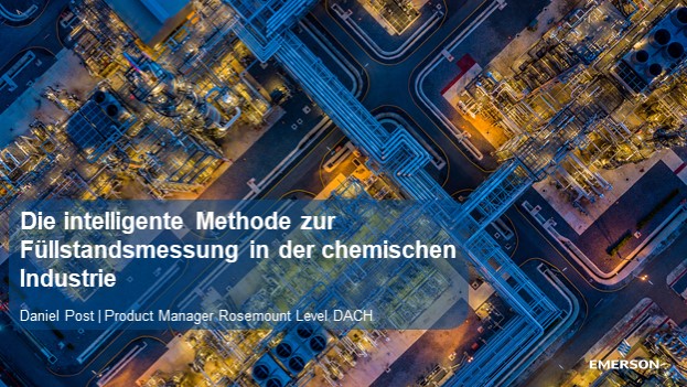Die intelligente Methode zur Füllstandsmessung in der chemischen Industrie