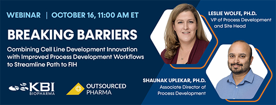 Breaking Barriers: Combining Cell Line Development Innovation with Improved Process Development ...